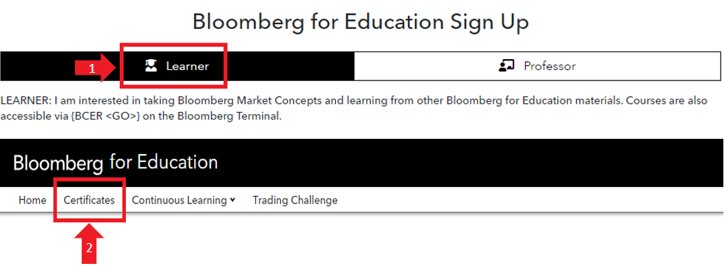 Bloomberg Certifications Quick Start Guide | University of Toronto Mississauga Library